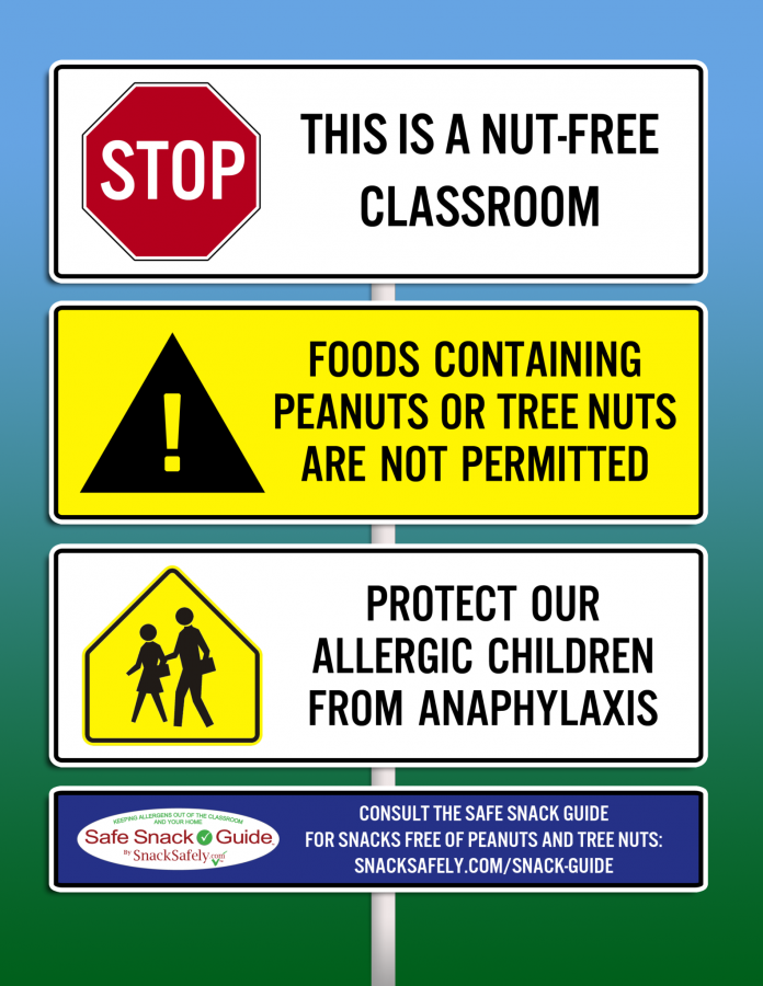 Nut-Free Notice Graphics for Your School - SnackSafely.com