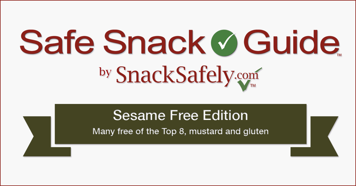 Safe Snack Guide — Sesame Free Edition - SnackSafely.com