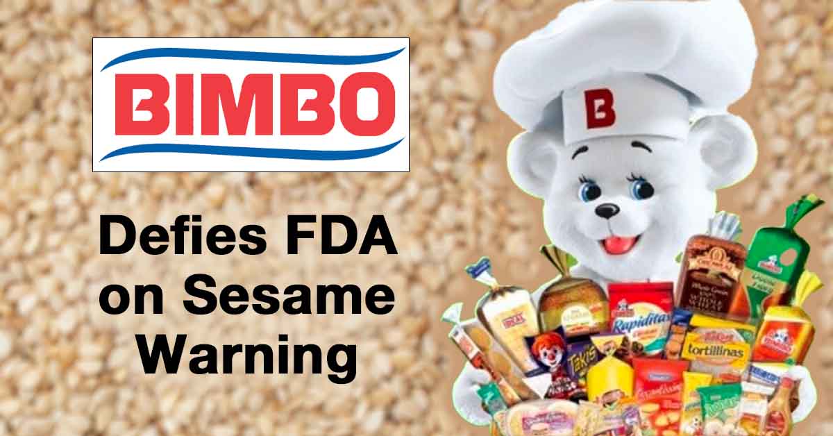 Top US Bakery Defies FDA Warning on Sesame Labeling Leading to Standoff ...